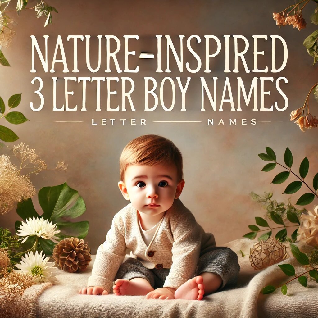 Popular 3 letter boy names | Short and Unique Options